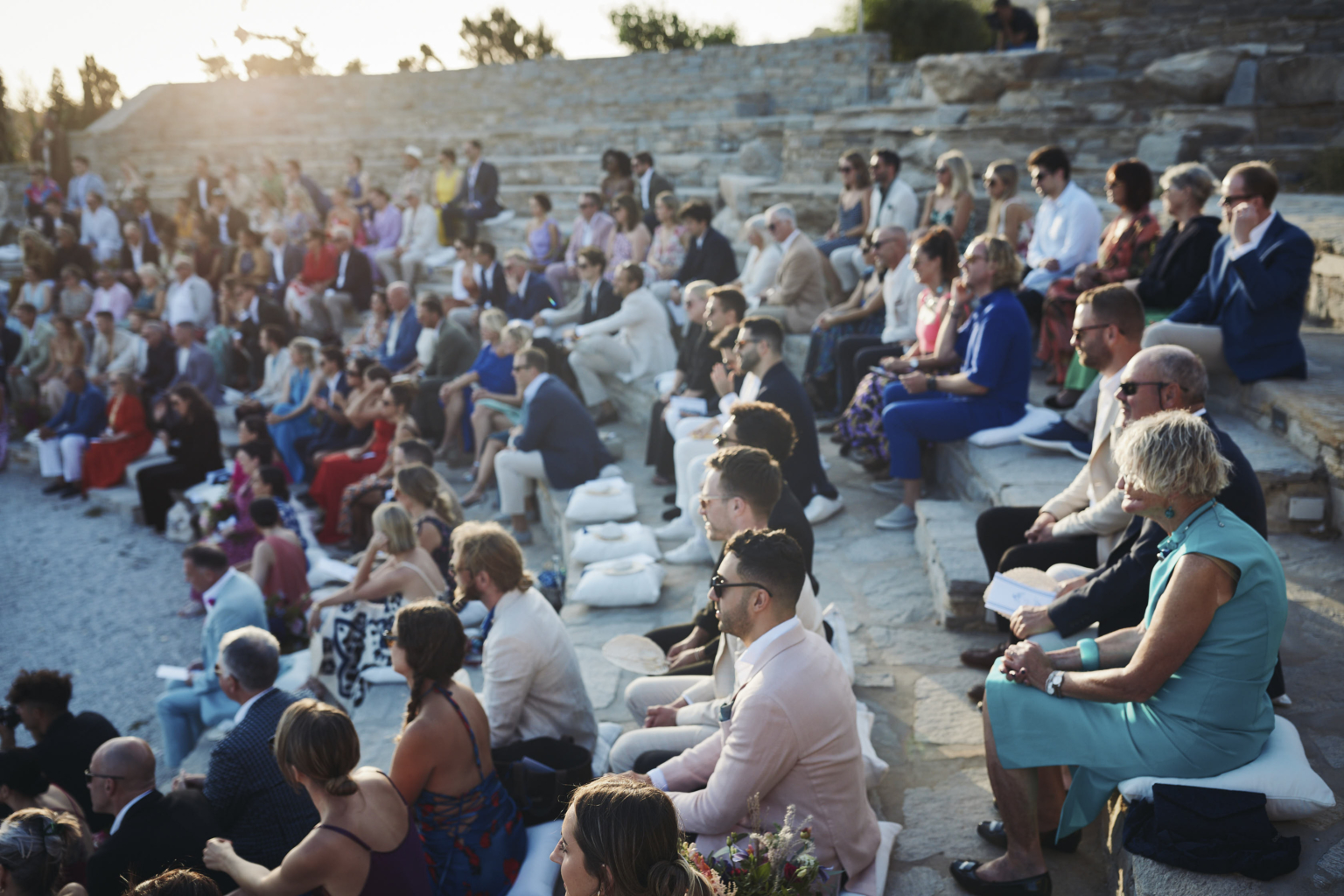 Inside: A Breathtaking Amphitheatre Wedding In Greece The Wedding Edition